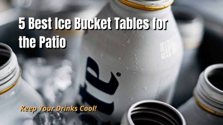 5 Best Patio Tables with Ice Buckets - The Backyard Pros