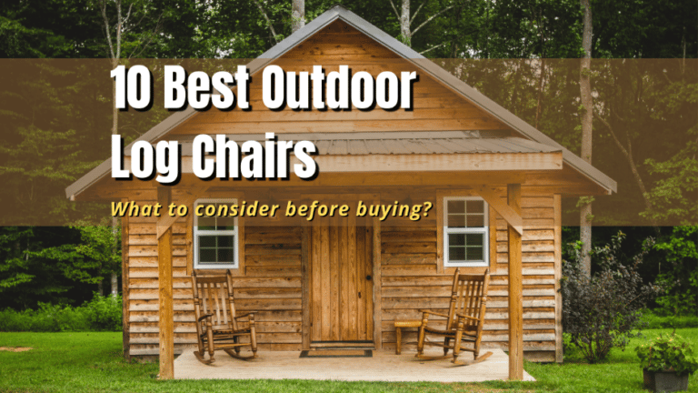 10 Best Outdoor Log Chairs - The Backyard Pros