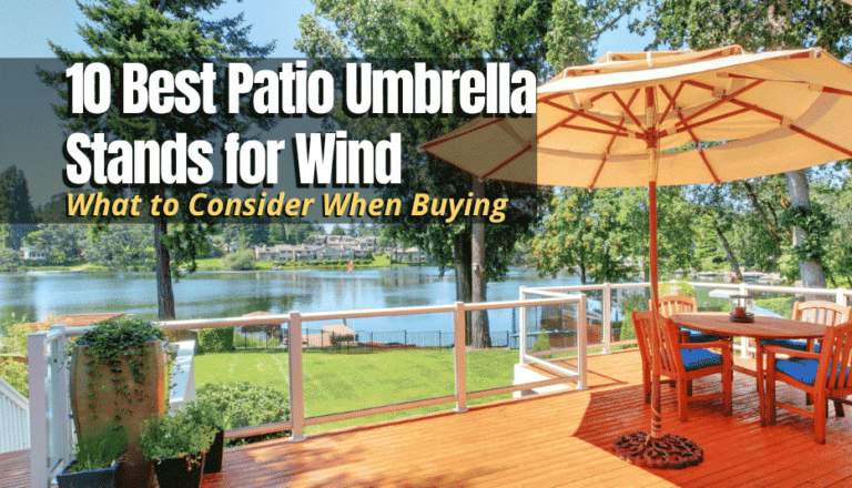 10 Best Patio Umbrella Stands for Wind in 2024 - The Backyard Pros