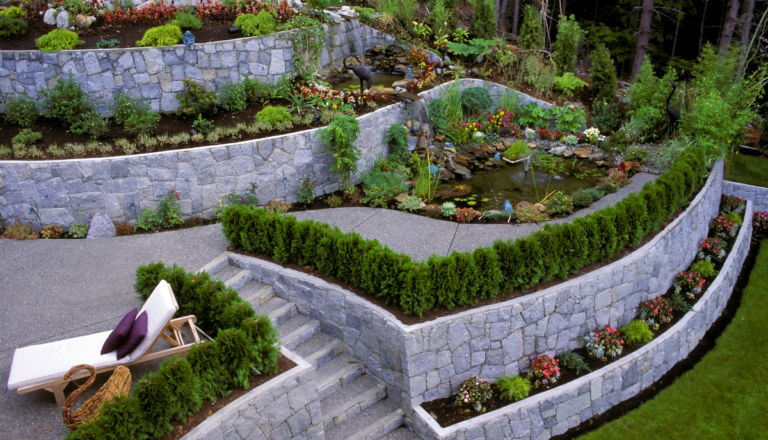 8 Terraced Landscaping Ideas for Slopes That Work - The Backyard Pros